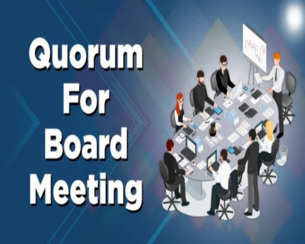 What is the quorum for a board meeting in a Public Limited Company ...