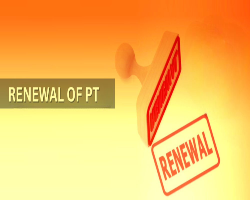 What is the renewal timeline for PT registration? - Hello Auditor