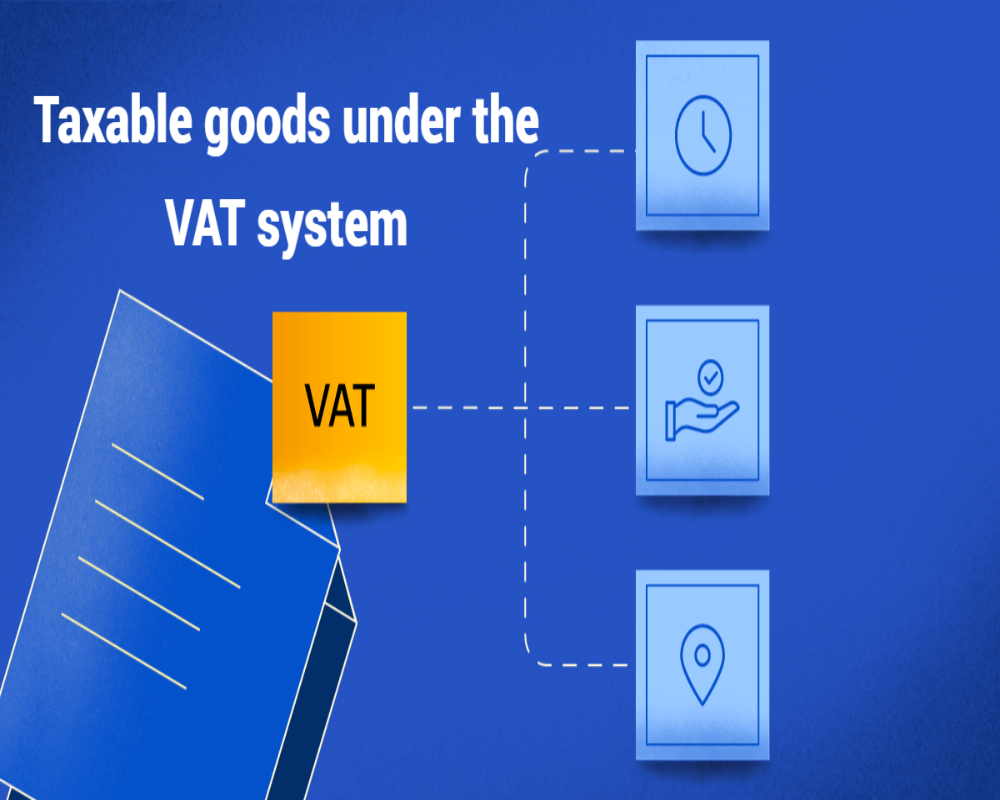 Define the scope of taxable goods under the VAT system. - Hello Auditor