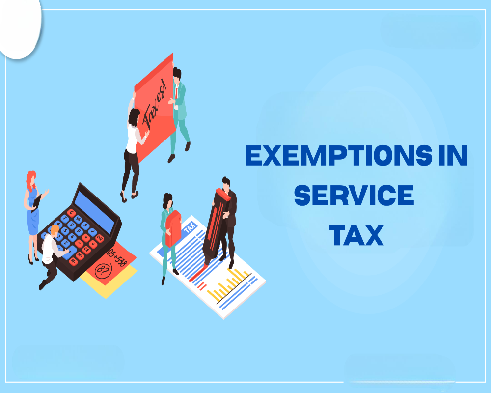 Describe industry-specific exemptions in service tax. - Hello Auditor