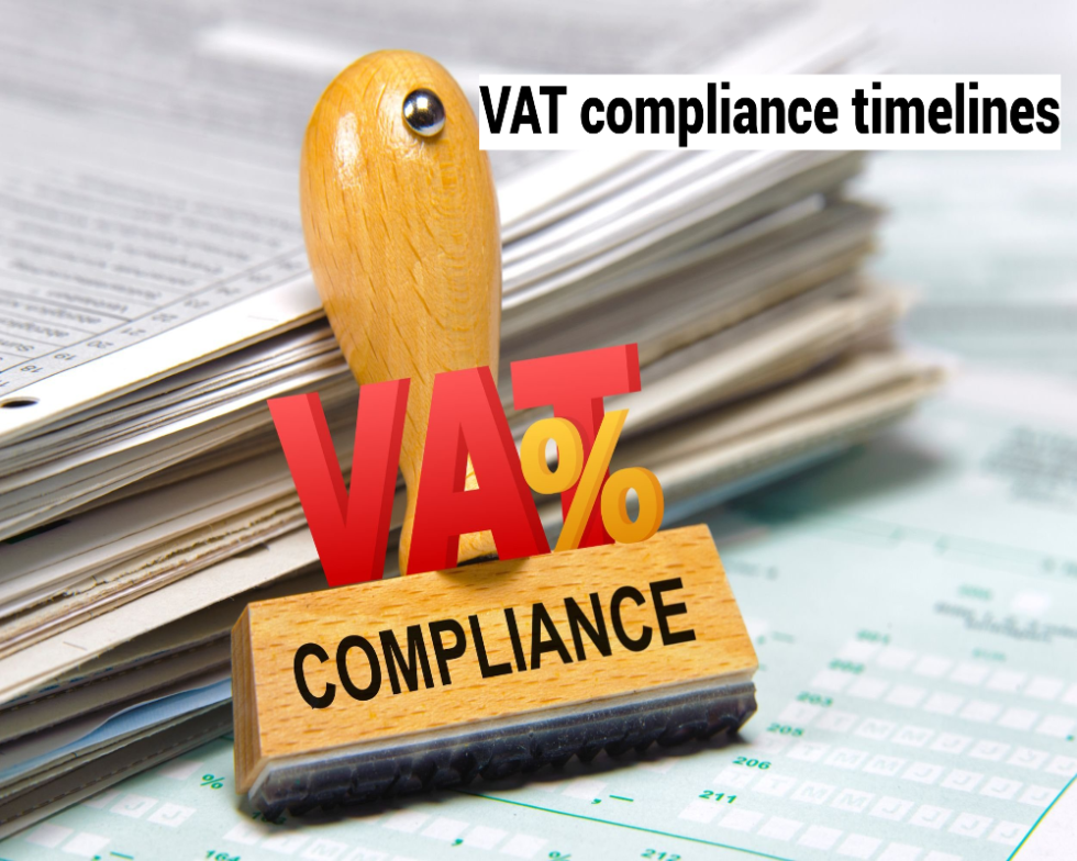 Explain the state-wise variation in VAT compliance timelines. - Hello ...