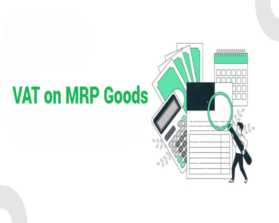 Describe the effect of VAT on pricing of MRP goods. - Hello Auditor